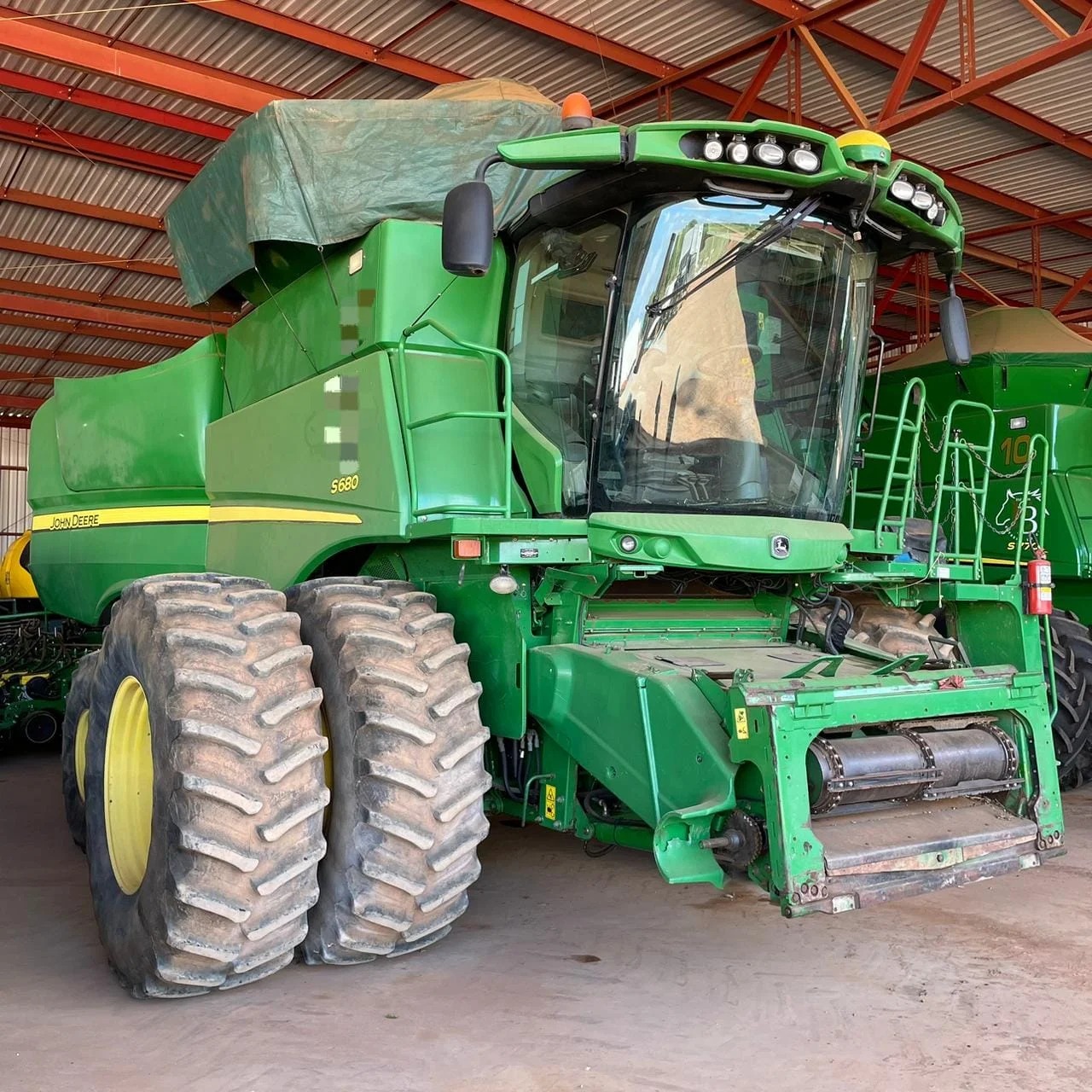 Colheitadeira John Deere S680, Ano 2012 Plataforma 40 pés Draper Piloto ...