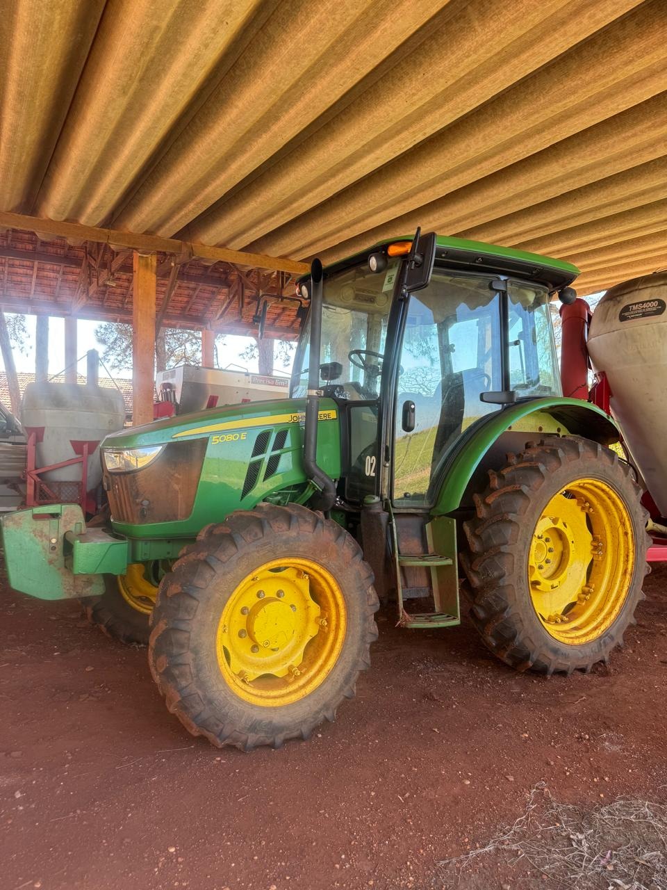 trator jd 5080 E seminovo trator john deere semi-novo 5080e cabinado ...